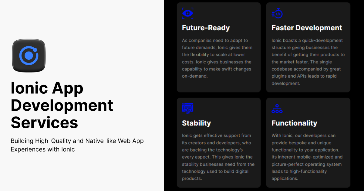 Ionic App Development Company | Hire Ionic Developers